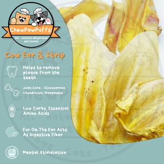 All Natural Dehydrated Cow Ear [Per Piece] | Shopee Philippines