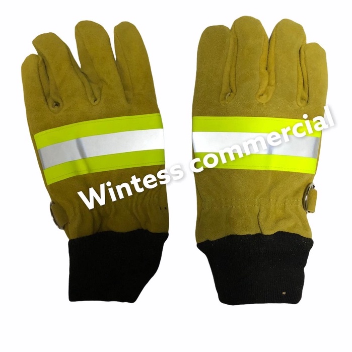 Fireman Safety Fire Fighting Flame Rescue Fireman Glove High Quality ...