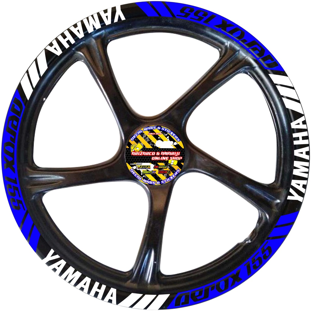 Yamaha aerox 155 new decal mag sticker good for 2 mags | Shopee Philippines