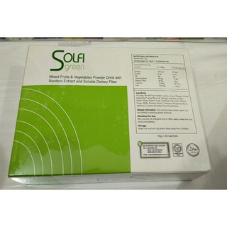 Solfi Green 30s Mixed Fruits and Vegetables Powdered Drink - Formulated ...