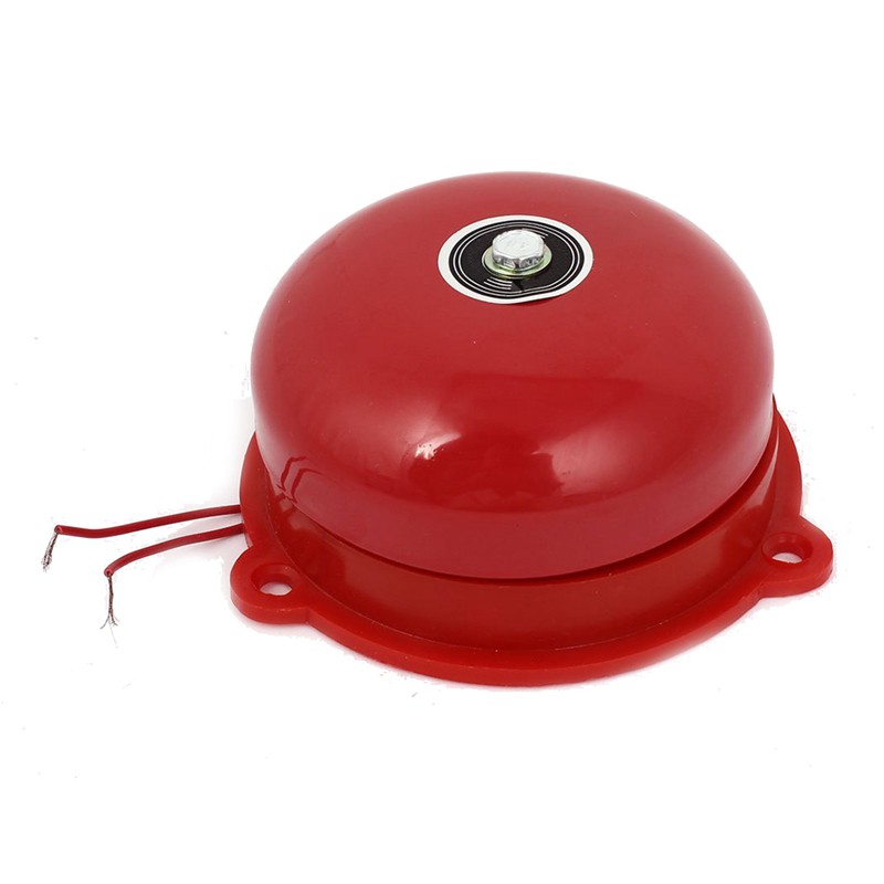 AC 220V 100mm 4 inch Dia Schools Fire Alarm Round Shape Electric Bell ...