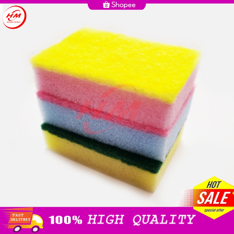 Multipurpose clearing scrub Scouring Sponges Sponge (3in1) | Shopee ...