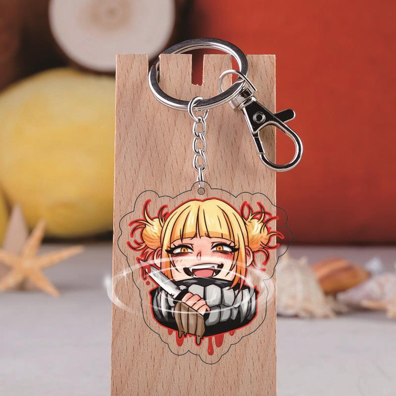 My Hero Academia Himiko Toga Acrylic Pendant Figure Keychain Keyring ...