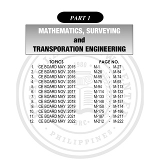 BESAVILLA Licensure Exams for Civil Engineering 2022 & Engineering ...