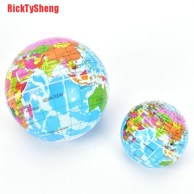RTS Stress Relief Vent Ball World Map Squeeze Hand Wrist Exercise ...