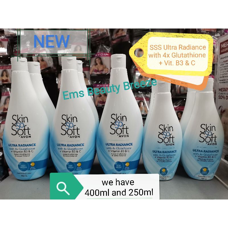 Avon SSS (Skin So Soft) Ultra Glutathione with Vita C Hand & Body ...