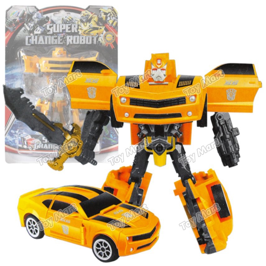 Transformer Warrior Super Robot Optimus Prime Bumblebee Action Figure ...