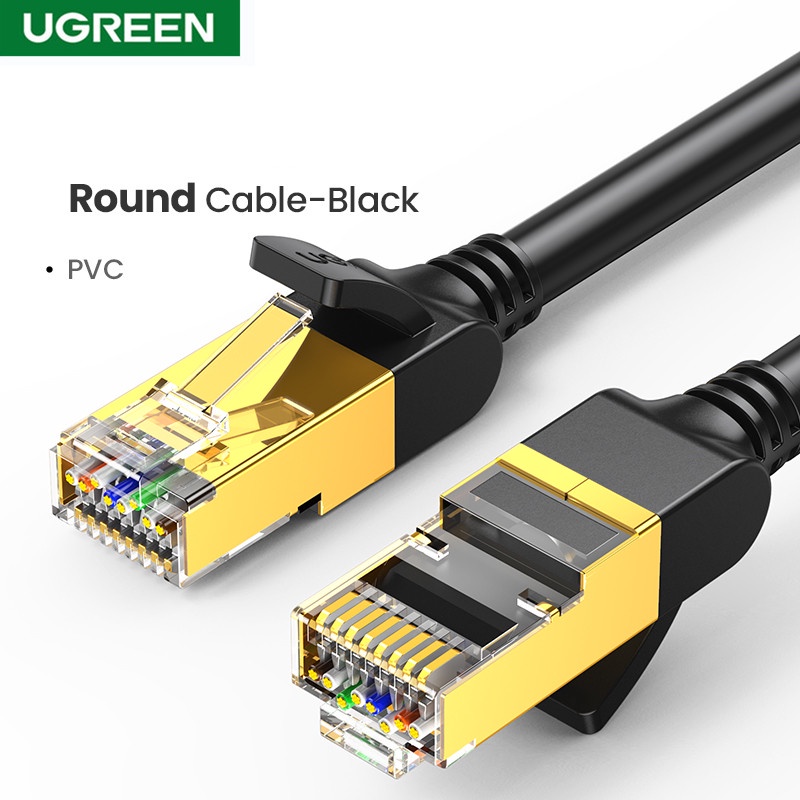 UGREEN Cat 7 Ethernet Cable High Speed Flat Gigabit STP RJ45 LAN Cable ...
