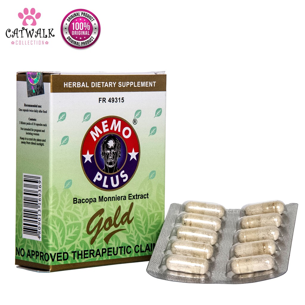 Memo Plus Gold Capsule by 30's | Shopee Philippines