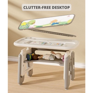 BYJ Multifunctional Study Table Drawing Table Adjustable Height with ...