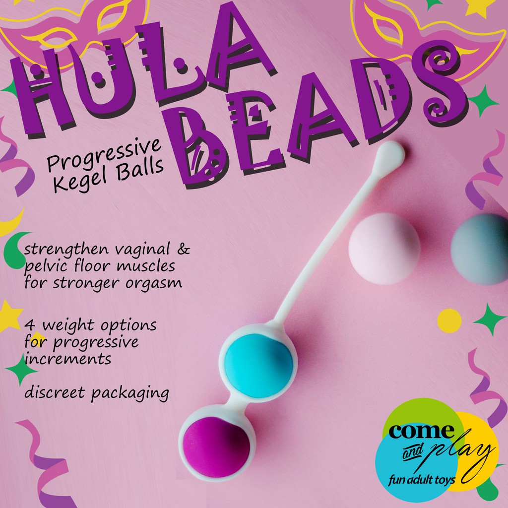 "Hula Beads" Progressive Kegel Balls, Vaginal Tight Ball Kegel Exercise ...