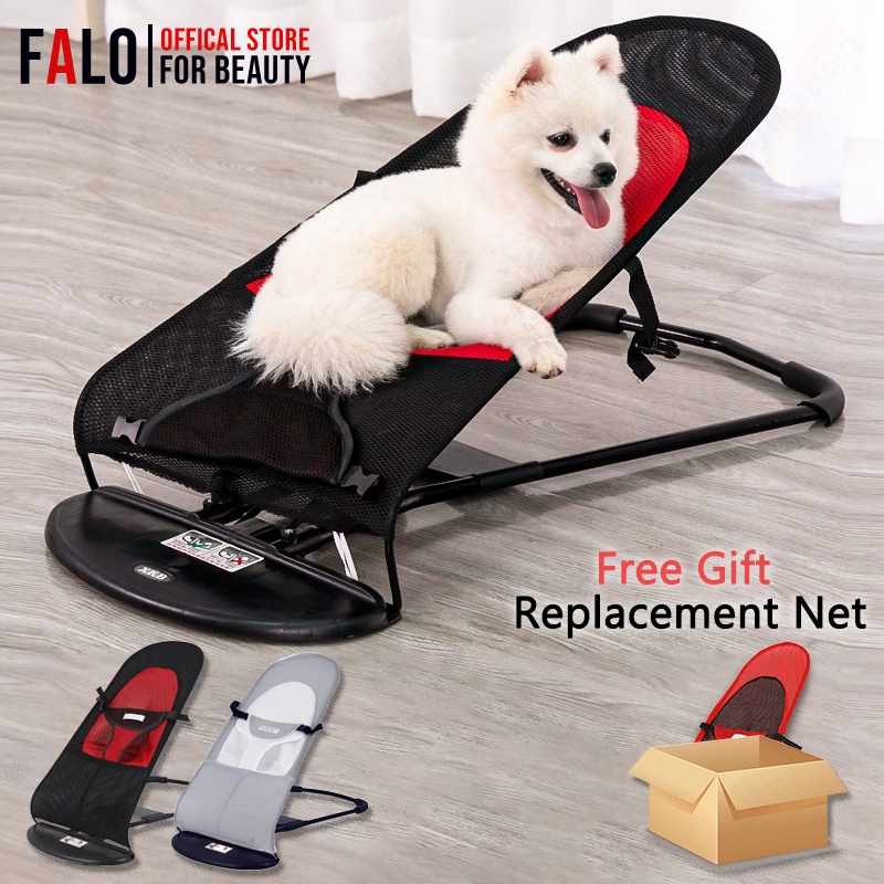 FALO Tiktok Foldable Rocker Bouncer Chair Pet Bed Pet Rocking Chair ...