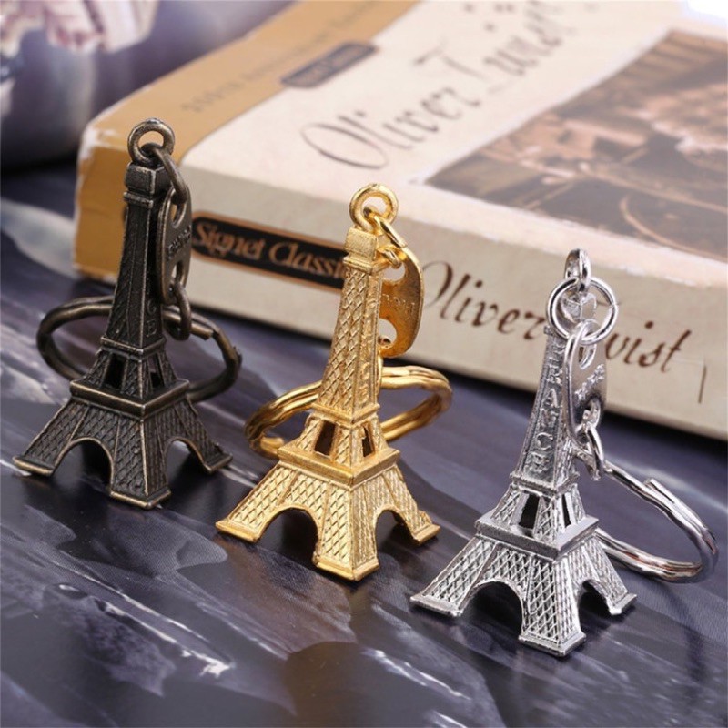 Vintage Eiffel Tower Paris Tower Keychain 1pcs | Shopee Philippines
