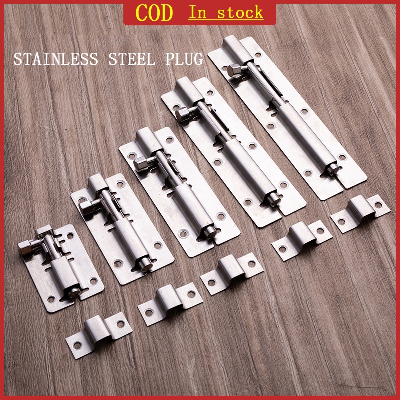 Stainless Steel Door Latch&Bolts Gate Anti-theft Security Door Latch ...