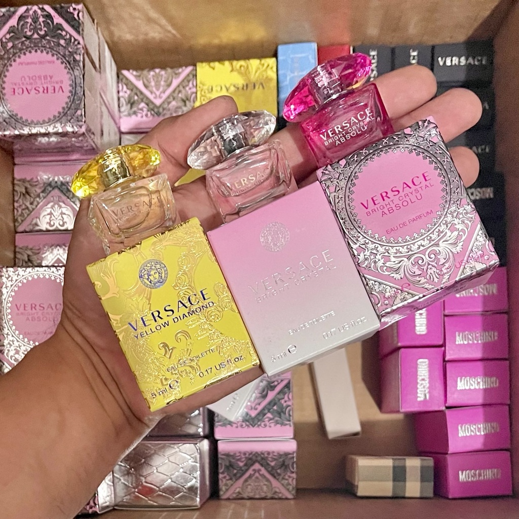 Mini Perfumes Versace & Moschino | Shopee Philippines