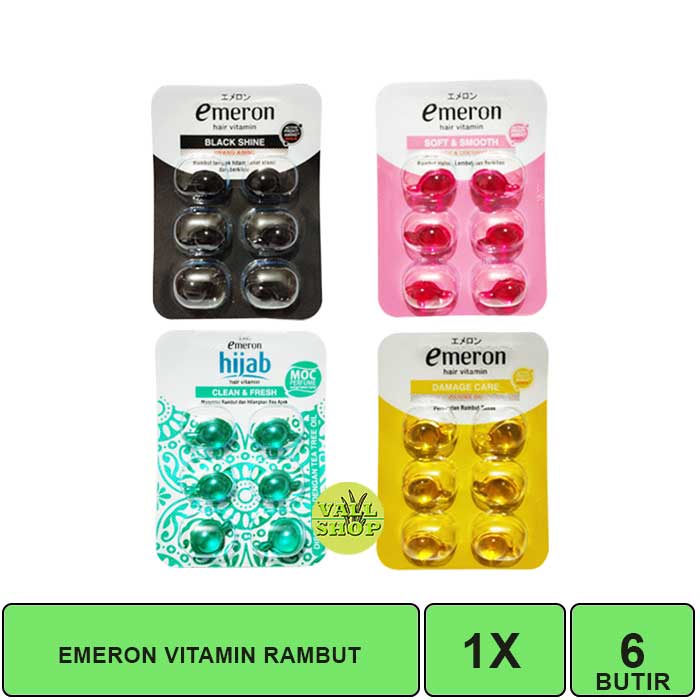Emeron VITAMIN HAIR Contents 6 Grains / HAIR VITAMIN BLISTER Contents 6 ...