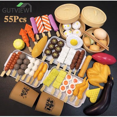 Kitchen Toy Set stove barbecue rack children's barbecue toy set oden ...
