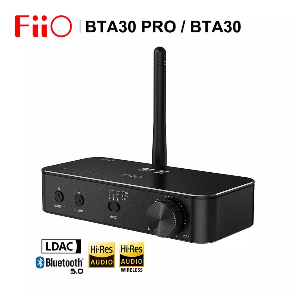 Fiio BTA30 / BTA30pro Bluetooth5.0 Receiver Desktop Decoder USB DAC AMP ...
