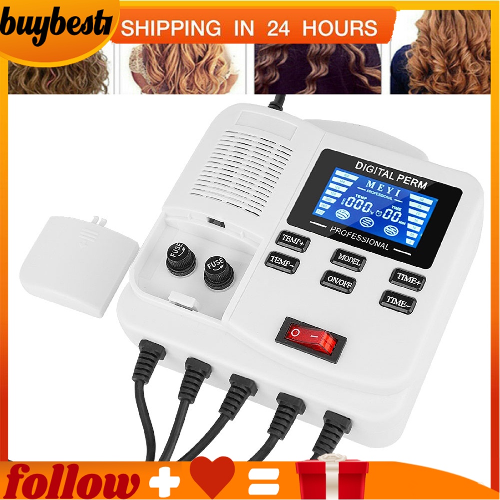 [Buybest1] Small Portable Digital PTC Heating Hair Perm Machine with ...
