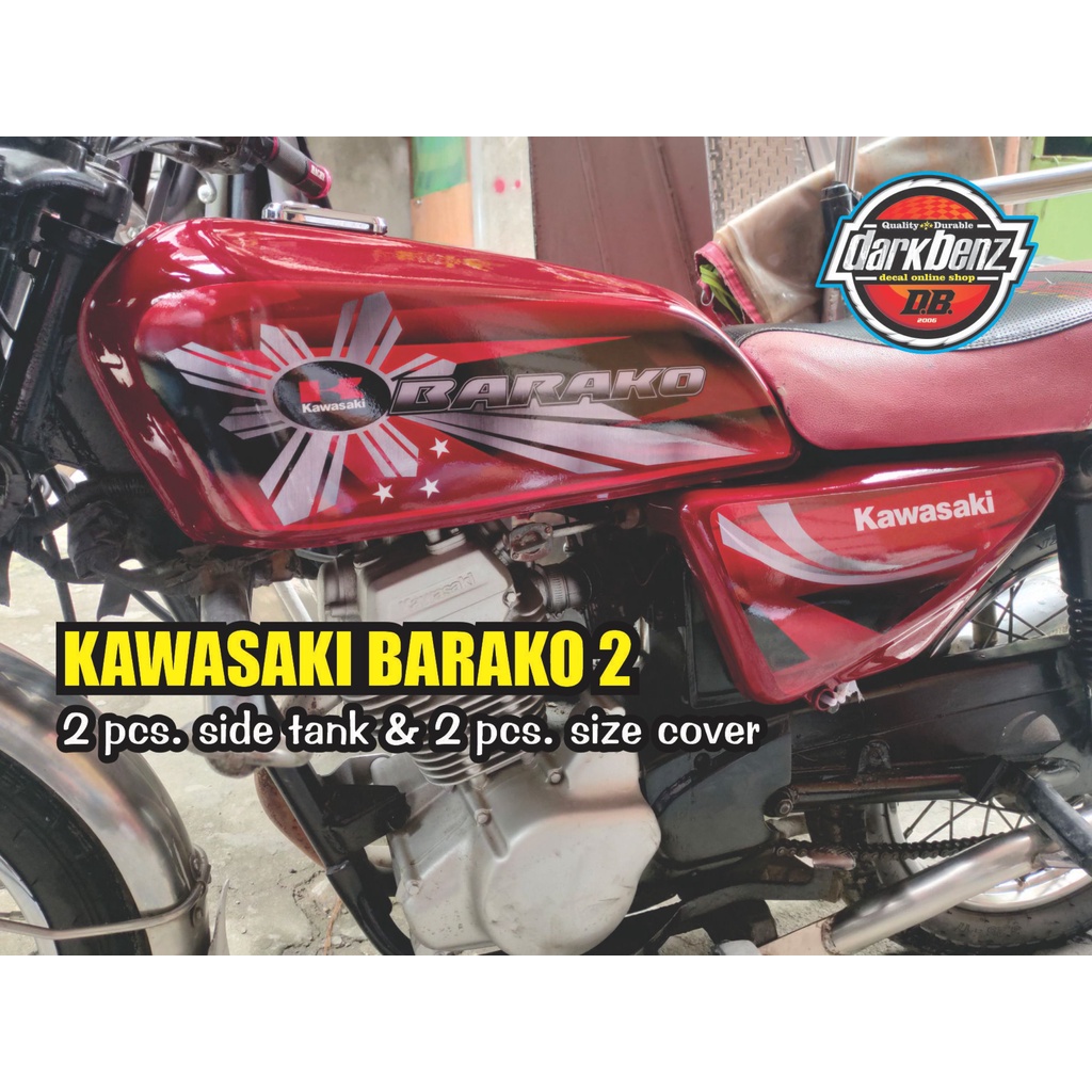 Quality Kawasaki Barako - Stock Printed Vinyl Sticker Decal | custom ...