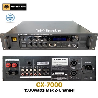 Kevler GX-7000 Integrated Power Amplifier 1500watts X 2 Channel with BT ...