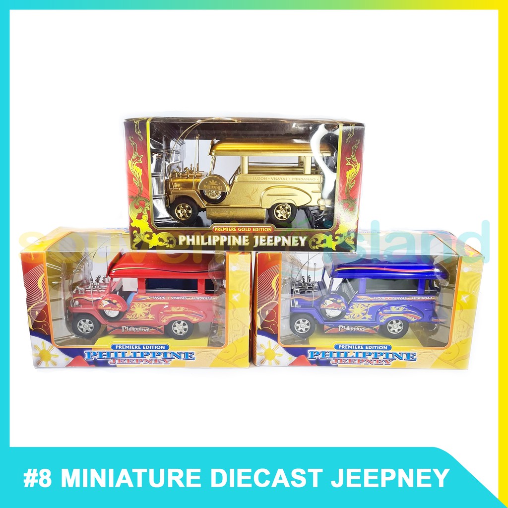 #8 Miniature Diecast Jeepney Philippine Souvenir | Shopee Philippines