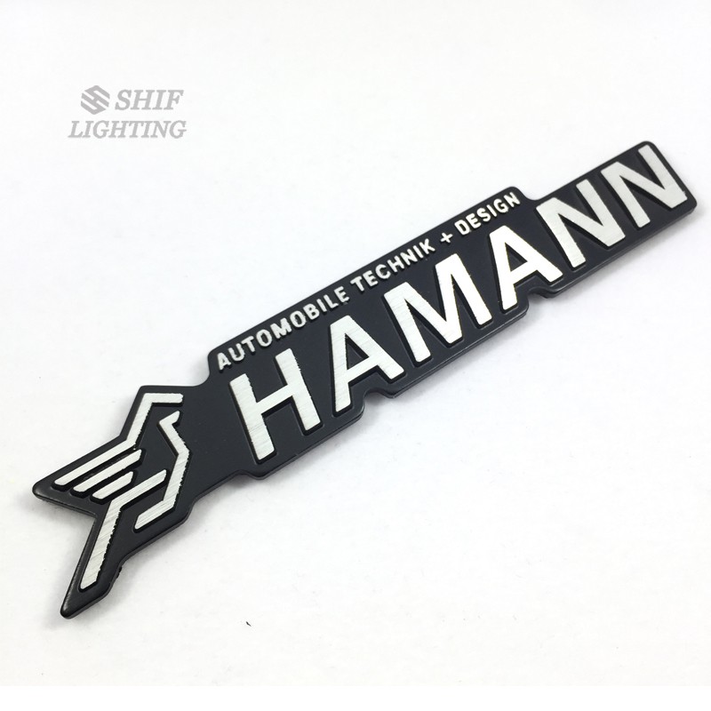 1 x Metal HAMANN Logo Car Modification Emblem Badge Sticker | Shopee ...