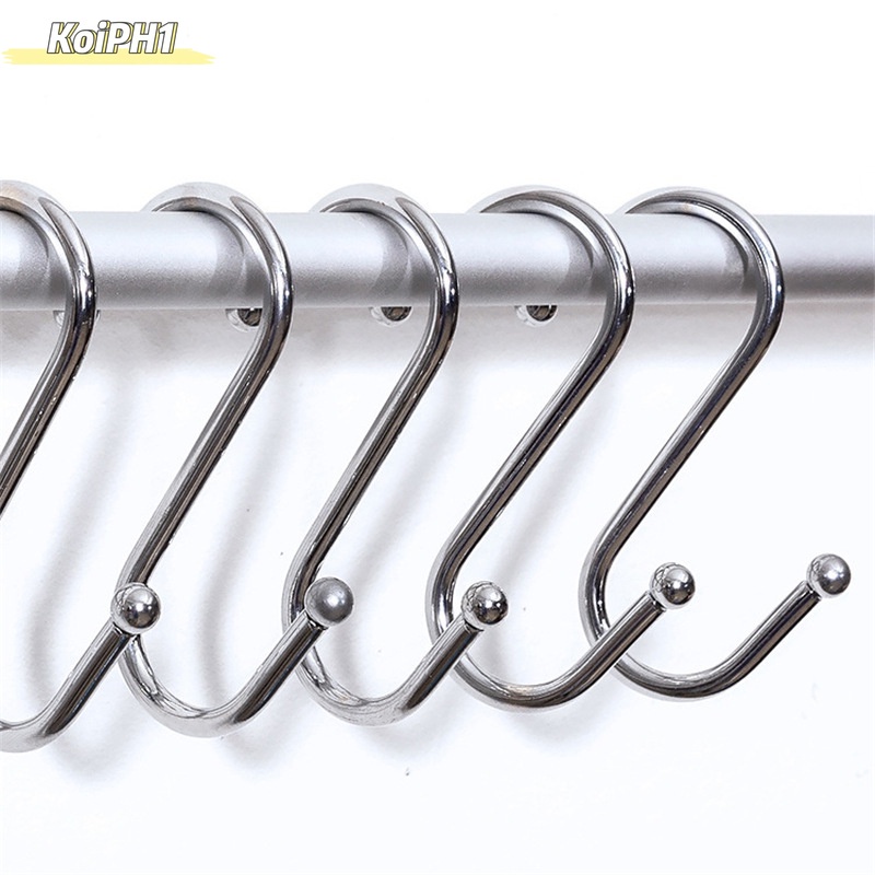 Wardrobe Kitchen S Shaped Hooks Heavy Duty Stainless Steel Metal Hooks ...