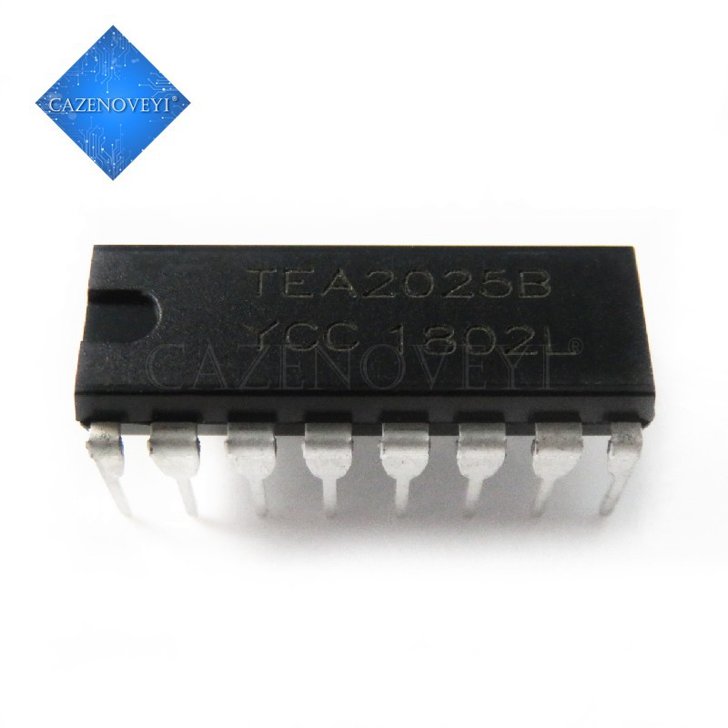 10pcs/lot TEA2025B TEA2025 DIP-16 STEREO AUDIO AMPLIFIER In Stock ...