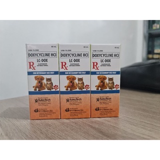 LC-Dox Doxycycline HCl 60mL and 120mL suspension for Dogs and Cats ...