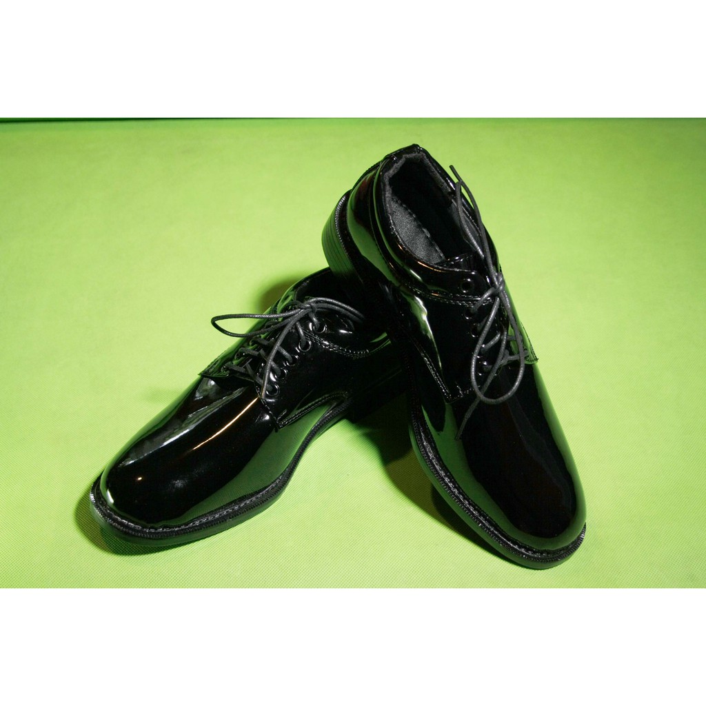 Wet Look Shoes/Charol Shoes for Men Black | Shopee Philippines