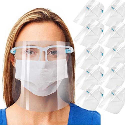 [With Box] 1PCS Hot Sale Face Shield Transparent Anti-fog Anti-Oil ...