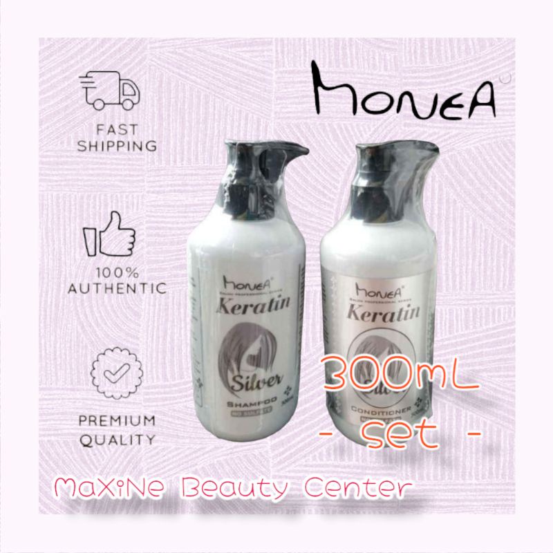 MONEA silver shampoo & conditioner SET, 300mL | Shopee Philippines