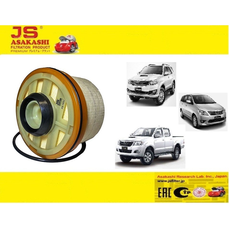 FUEL FILTER for Toyota Fortuner 2005-2015 / Hilux 2009-2015 / Innova ...