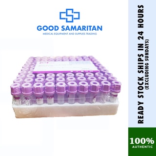 Microtainer Edta Purple Lavender Tube K2 0.5ml 100pcs/tray (Expiry:2026 ...