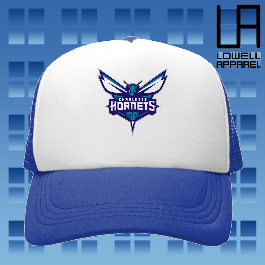 Charlotte Hornets Logo NBA Basketball Sports Baseball Mesh Cap ...