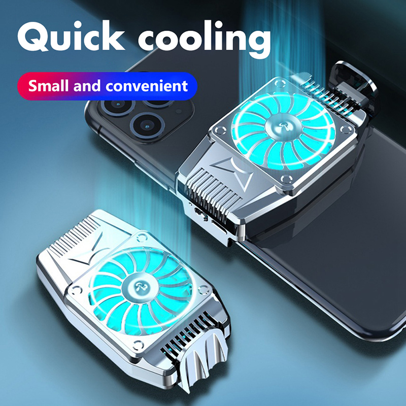COD Portable Mobile phone cooler ultra quiet plug and play for 4inches ...
