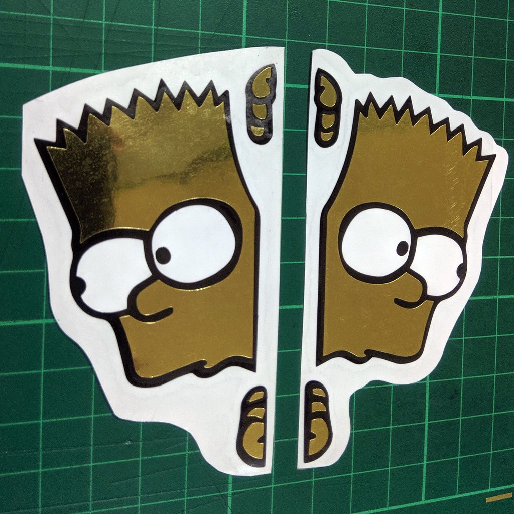 Bart Simpson Motorcycle Stickers | Reviewmotors.co