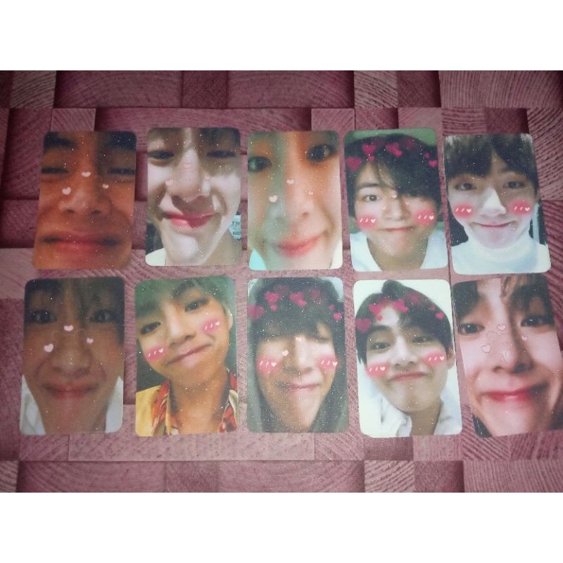 BTS Tete Bread Plastic Photocards (Customized 10 pcs per set) | Shopee ...