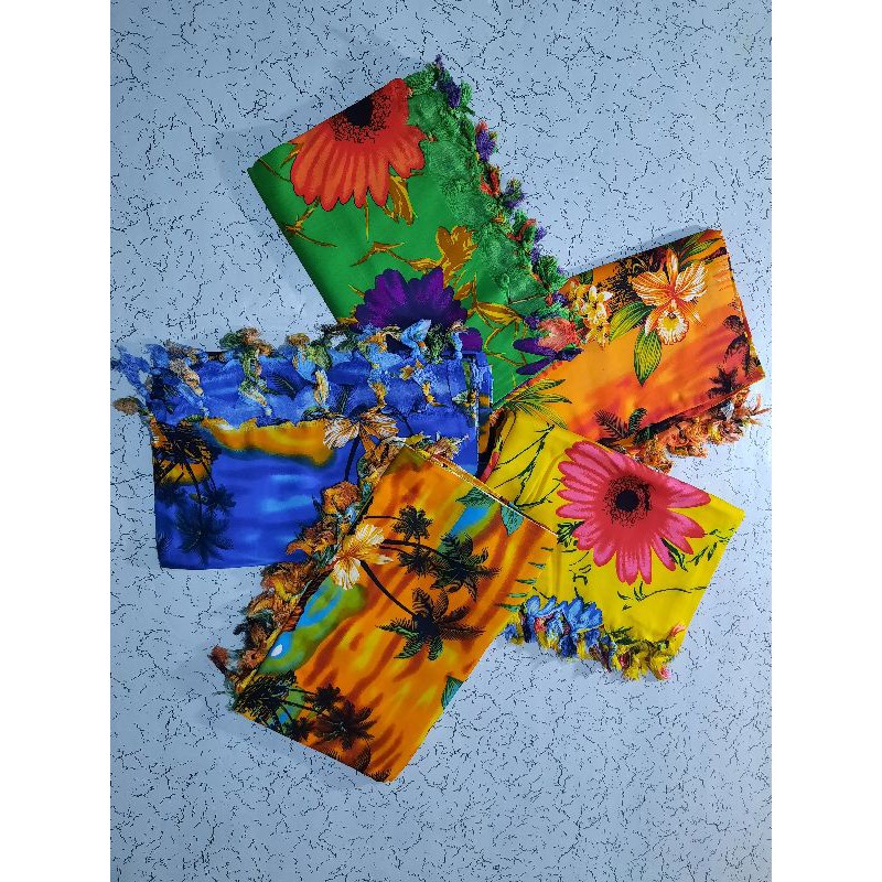 Sarong Summer Floral balabal assorted design big size [random desgin ...