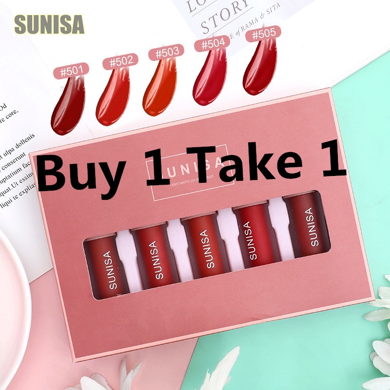 Buy 1 Take1 Original Sunisa Hold Live 5 in 1 Lip Tint Matte Waterproof Sunisa original store ...