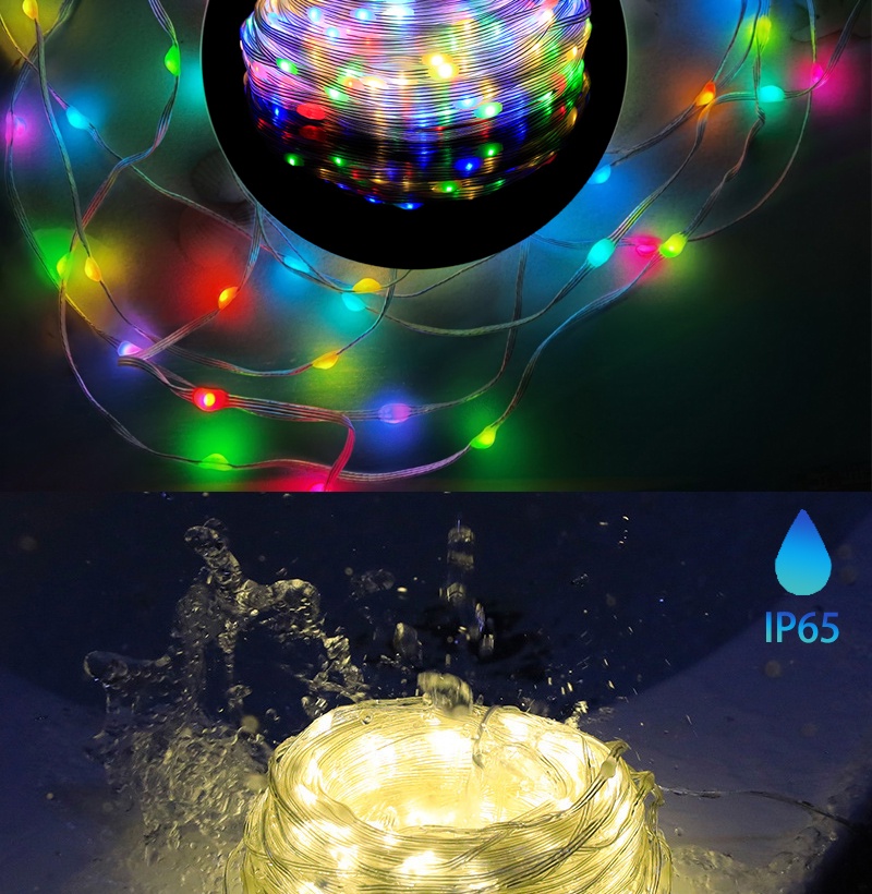 WS2812B Bluetooth LED String Fairy Lights Dreamcolor RGBIC Addressable ...