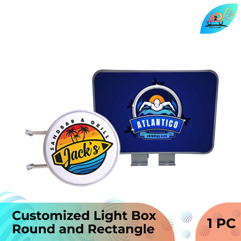 Customize Adverting Outdoor LED Light Sign Doubled Sided Rectangular ...