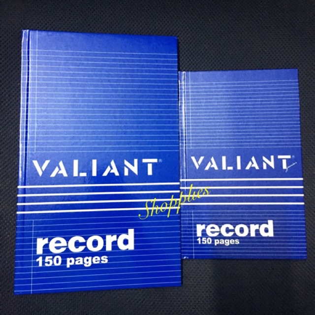 Valiant Record Book / Log Book | Shopee Philippines