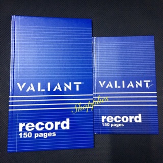 Valiant Record Book / Log Book | Shopee Philippines