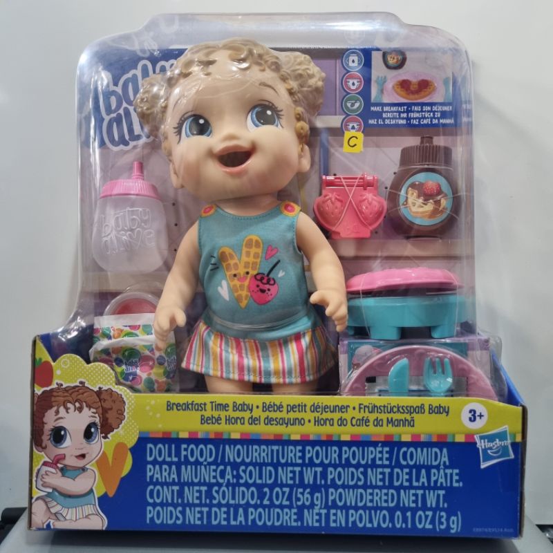 Baby Alive Breakfast Time Baby Doll and accessories | Shopee Philippines