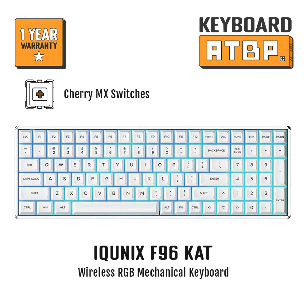 iQUNIX F96 KAT Wireless RGB Mechanical Keyboard | Shopee Philippines