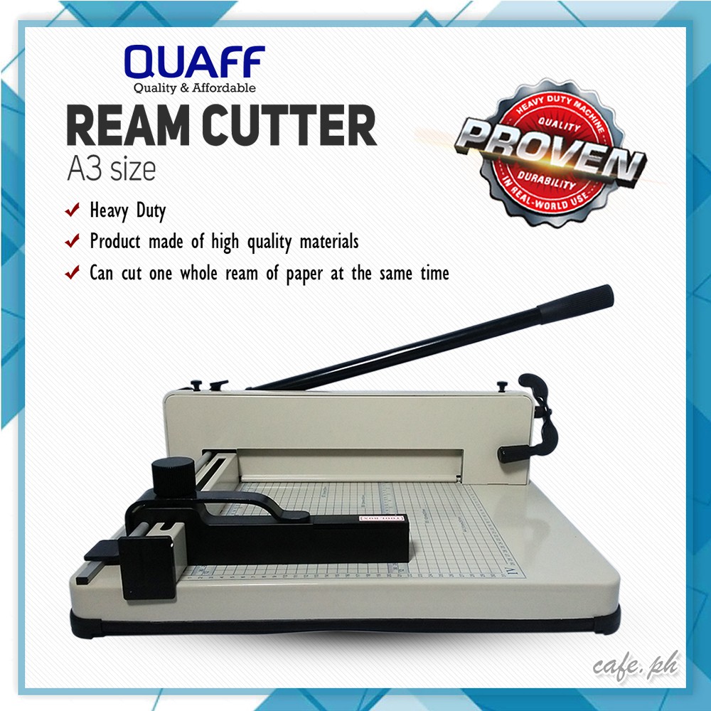 QUAFF Ream Paper Cutter A3 Heavy Duty | Shopee Philippines