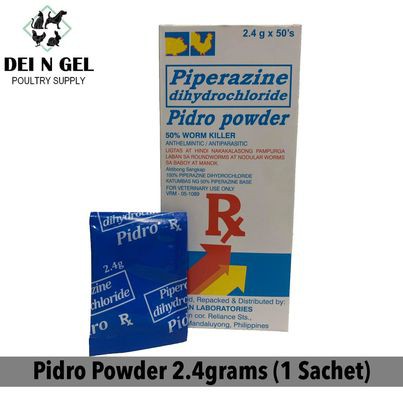 Pidro Worm Killer Powder 2.4grams (1 SACHET ONLY) | Shopee Philippines