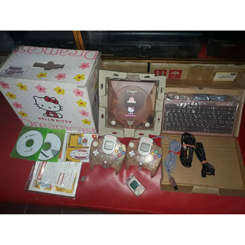 SEGA Dreamcast HELLO KITTY PINK Console | Shopee Philippines